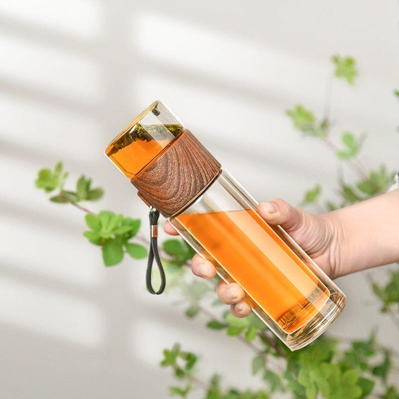 Double Walled Glass Flask | Shop Modern, Minimalist Home Decor