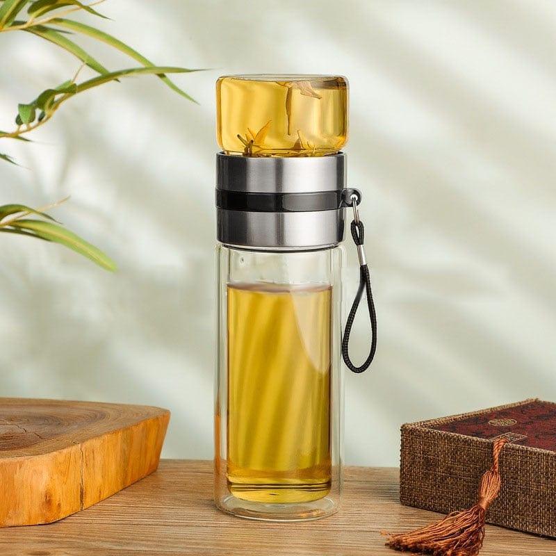 Double Walled Glass Flask | Shop Modern, Minimalist Home Decor