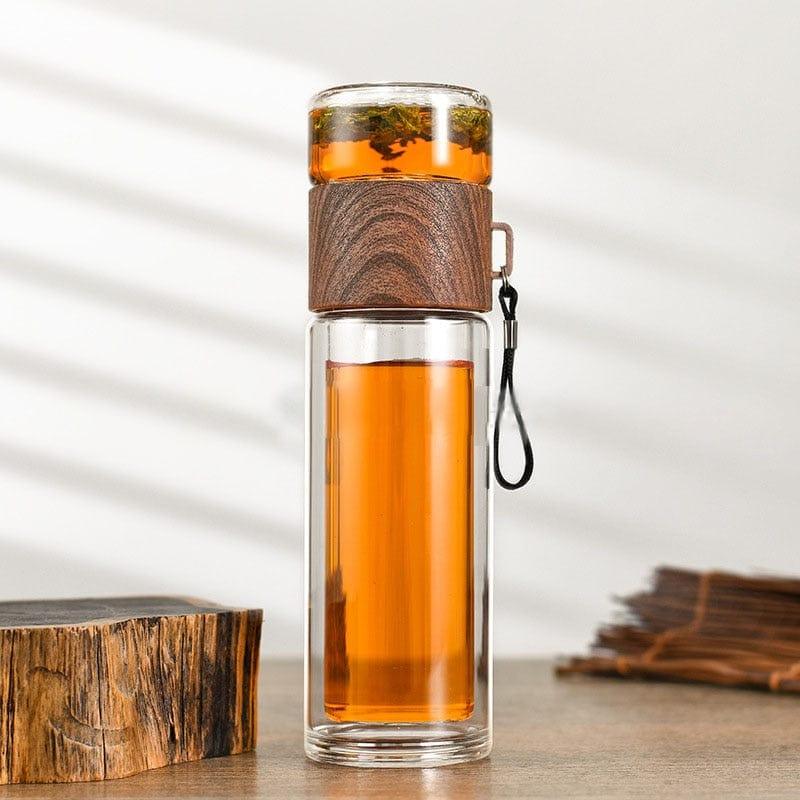 Double Walled Glass Flask | Shop Modern, Minimalist Home Decor