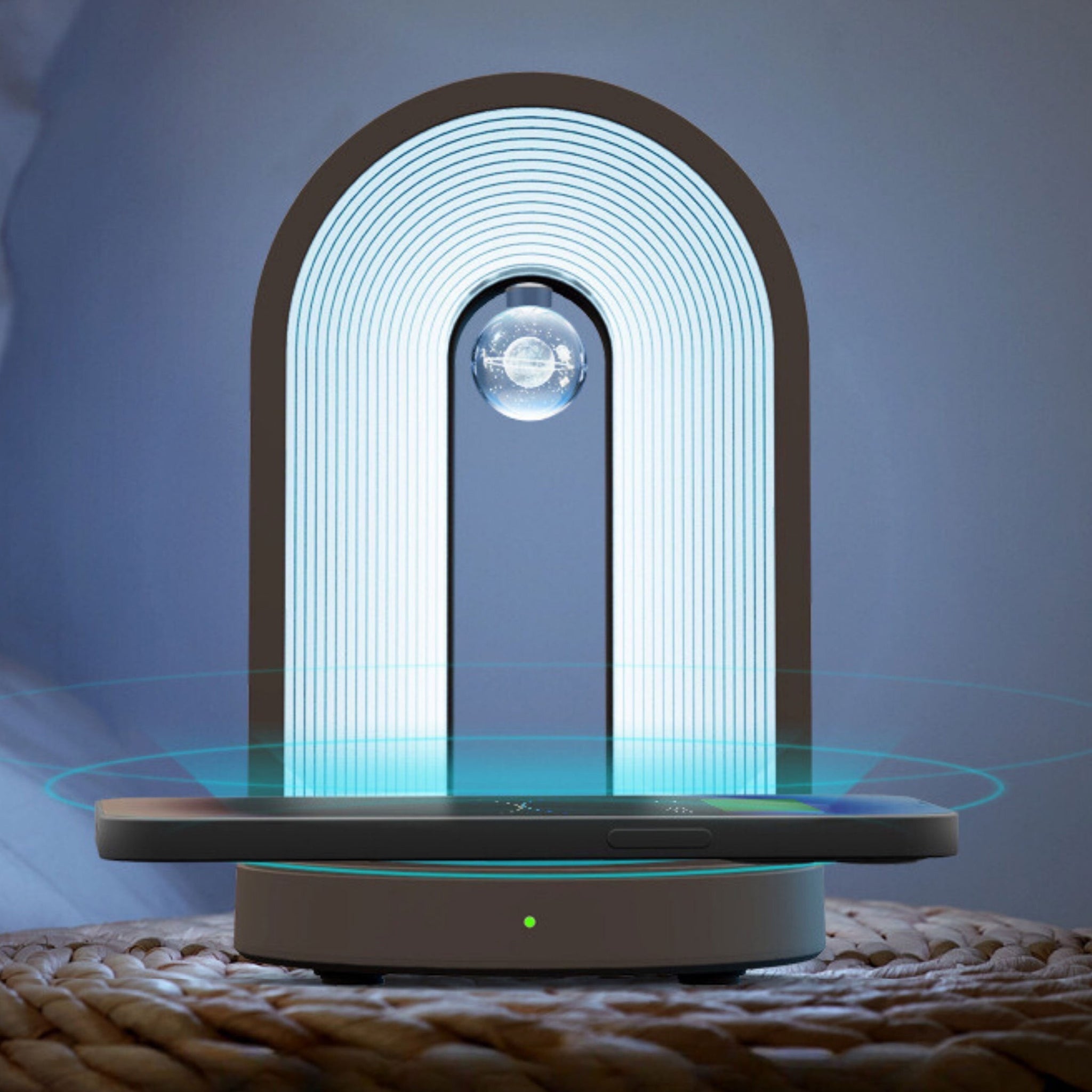 Faraday Wireless Charging Speaker Lamp