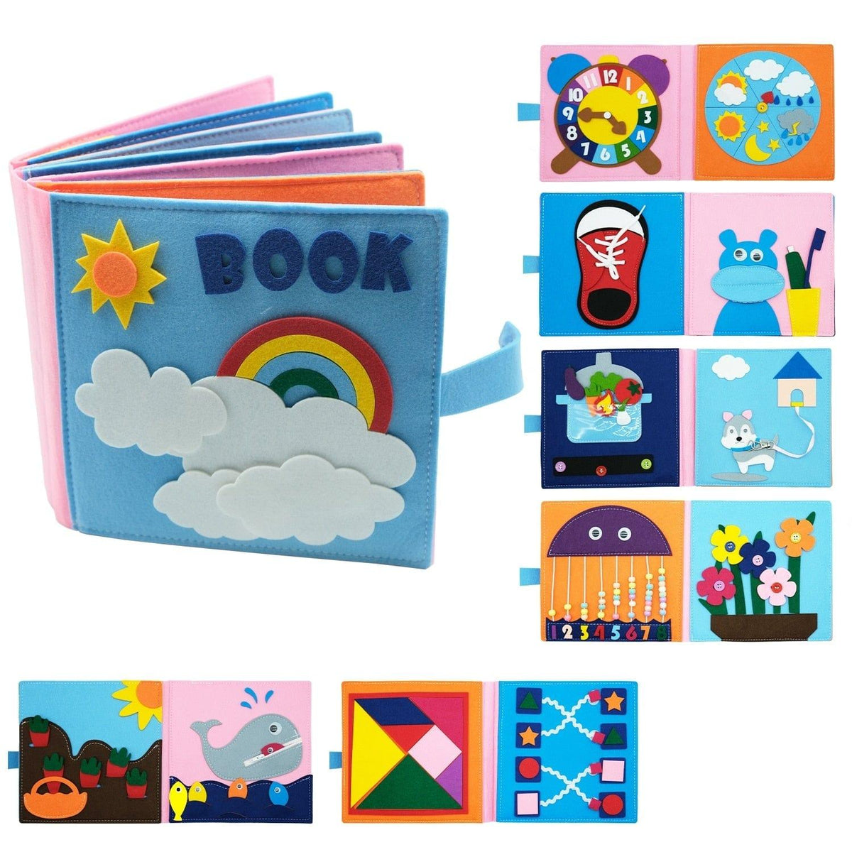Montessori Soft Learning Books