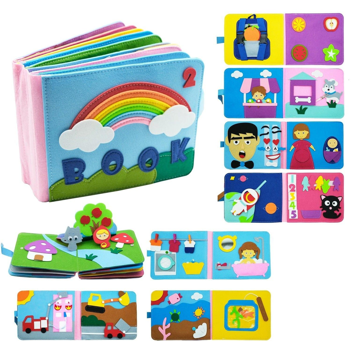 Montessori Soft Learning Books