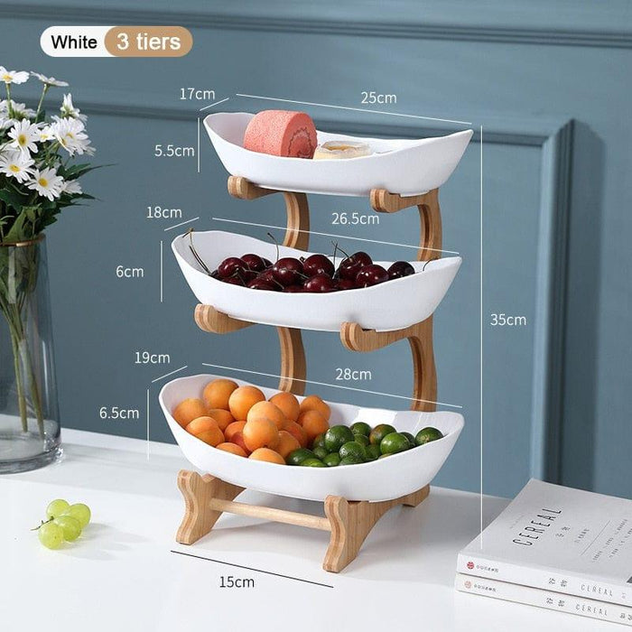 Oia Tiered Fruit Bowl