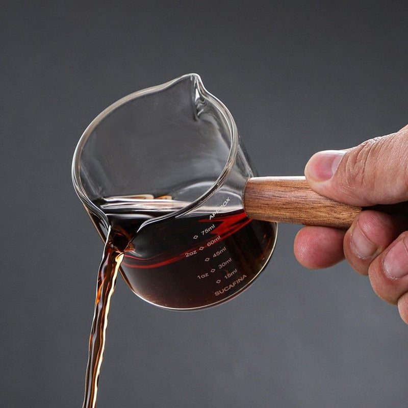 Wooden Handle Measuring Jug